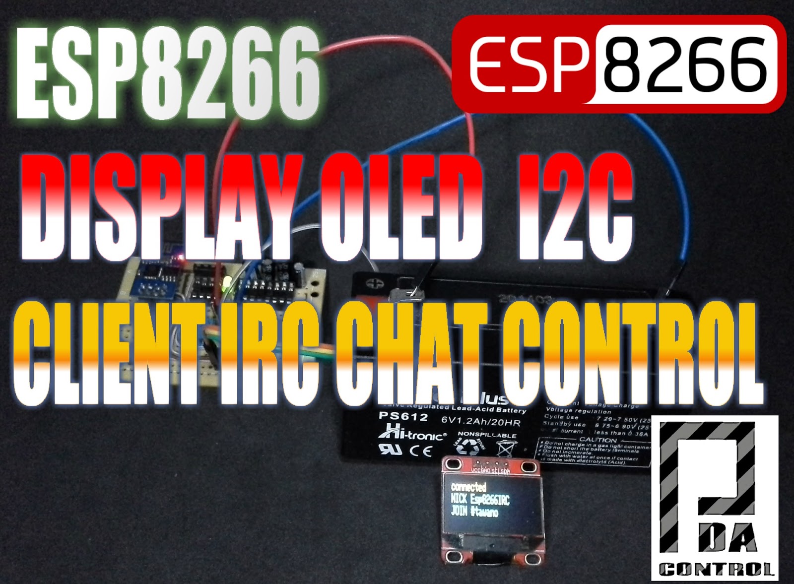 Esp8266 Display Oled I2c Client Irc Chat Control Pdacontrol