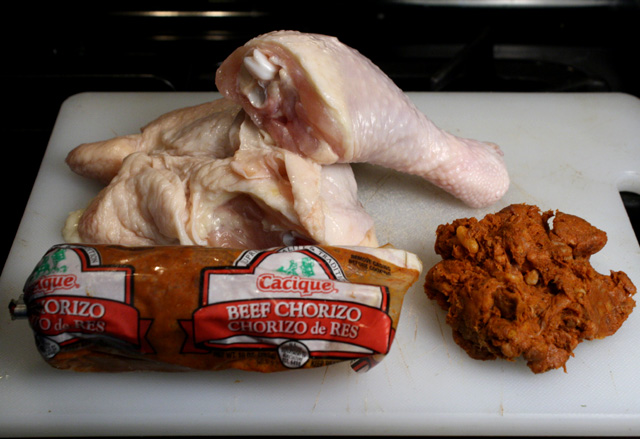 The 99 Cent Chef: Sauteed Chicken and Chorizo