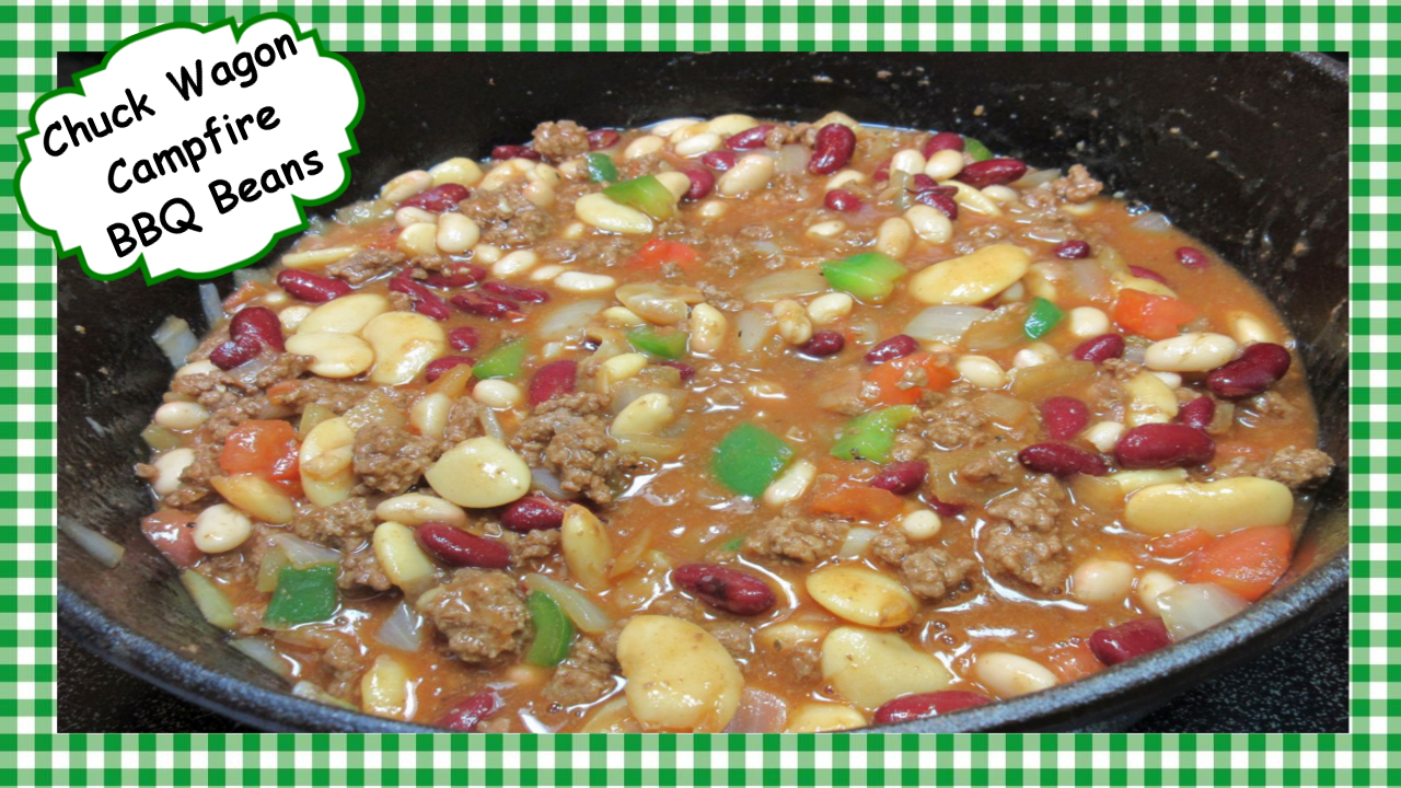 Tess Cooks4u: Chuck Wagon Campfire BBQ Beans Recipe ~ How To Make Baked ...