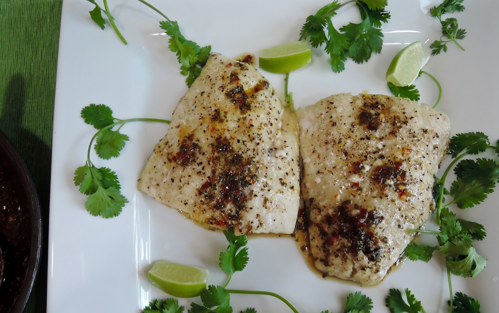 The Briny Lemon: Baked Red Snapper with Tequila-Lime Drizzle