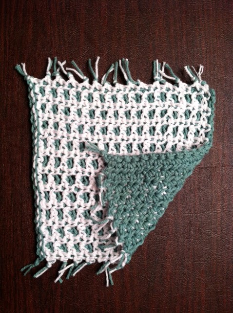 A Fiber Artist - Recentering: Double-Sided Crochet + Lacy Side