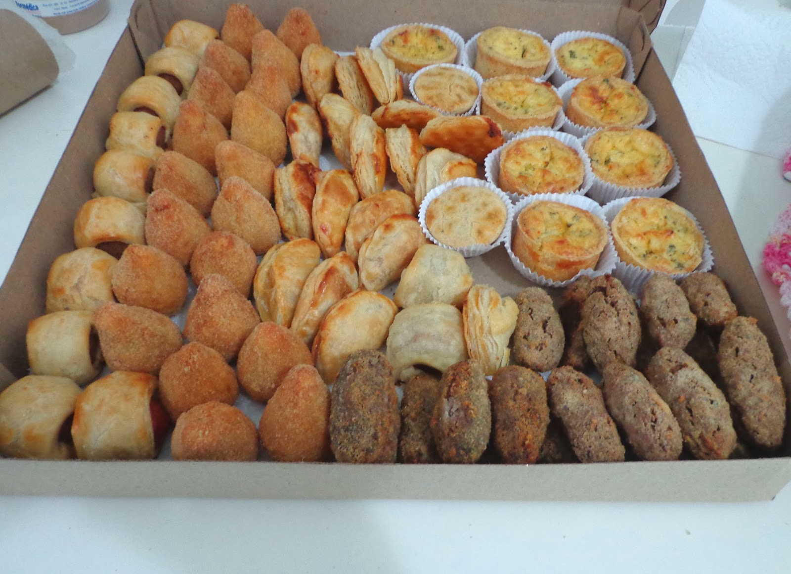 A fantástica fábrica de doces e salgados: Salgados para festa