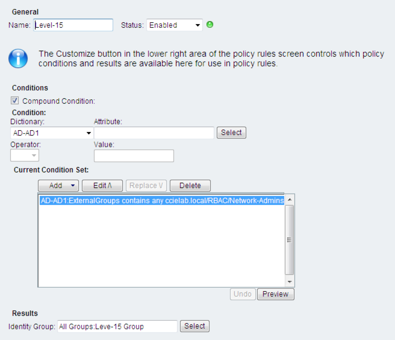 CCIE Security Lab: ACS command authorization - 802101.com