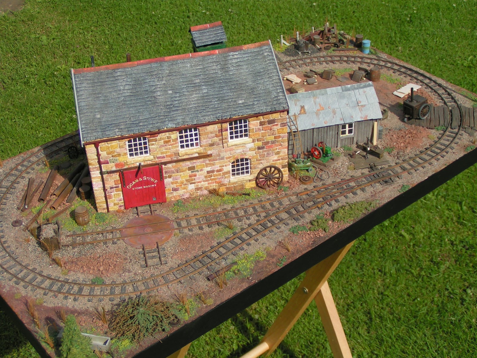 Dampf's modelling page: OGAM & STONE Narrow Gauge Railway diorama layout