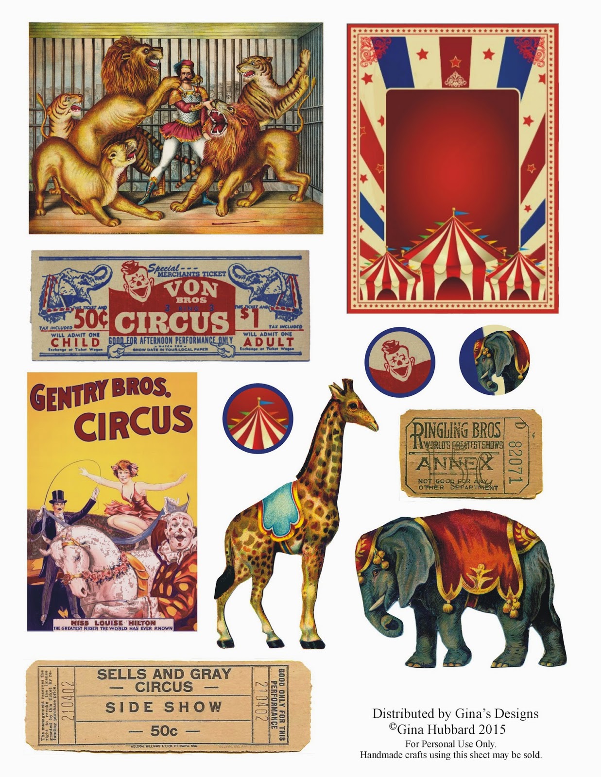 Ginas Designs: Fourth Friday Freebie