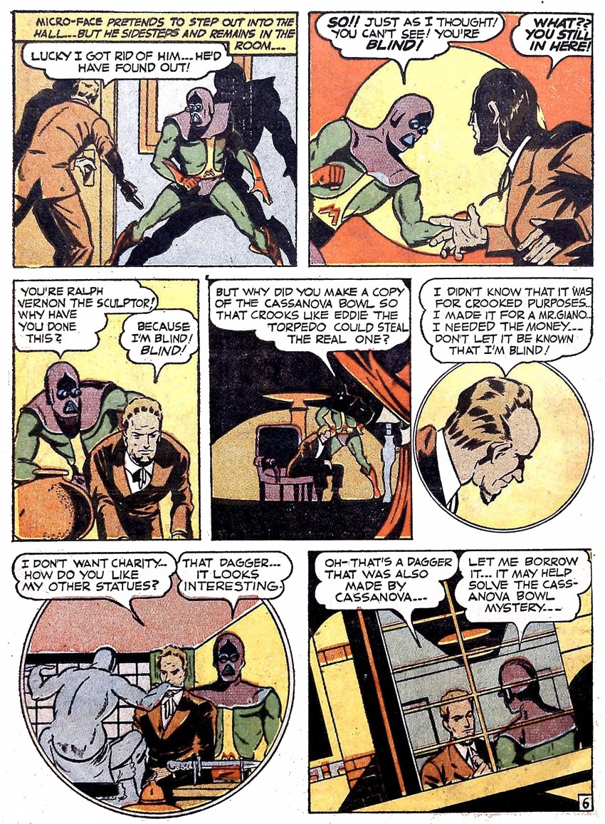 Pappy's Golden Age Comics Blogzine: Number 2061: Get outta my face ...