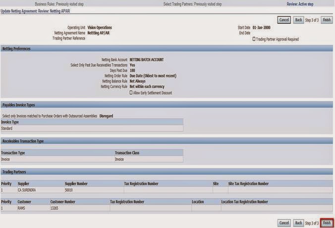 Oracle Applications: Oracle AR/AP NETTING