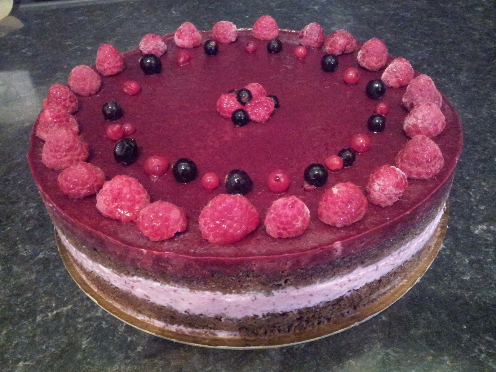 La Pâtisserie de Brunette: Entremet aux fruits rouges