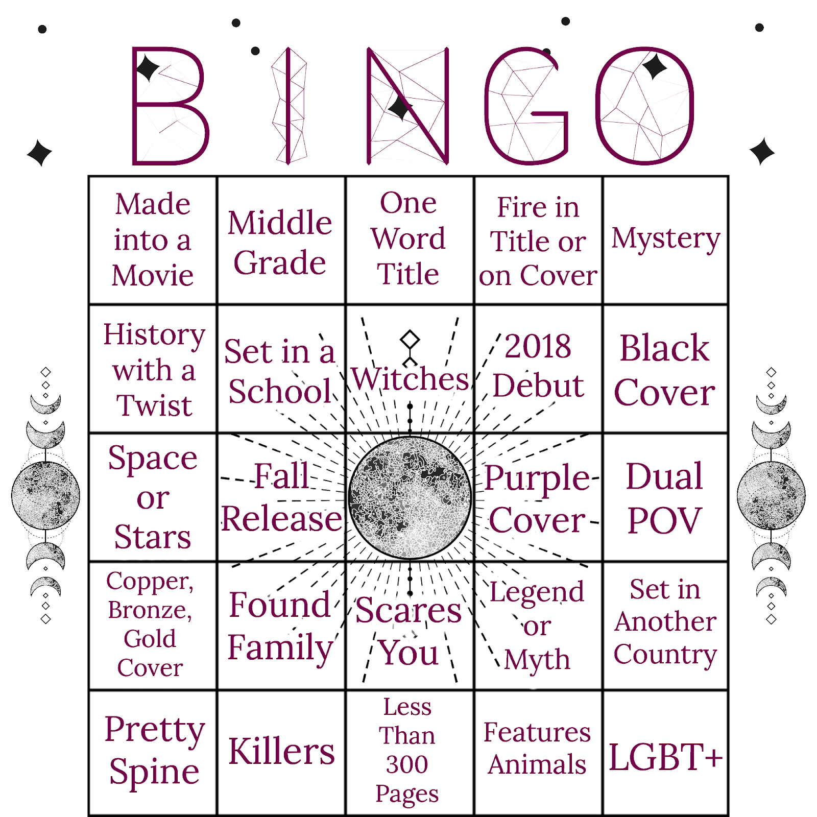 Bookish Bingo Fall 2018 Pretty Deadly Reviews Bookish Bingo Fall 2018 Pretty Deadly Reviews