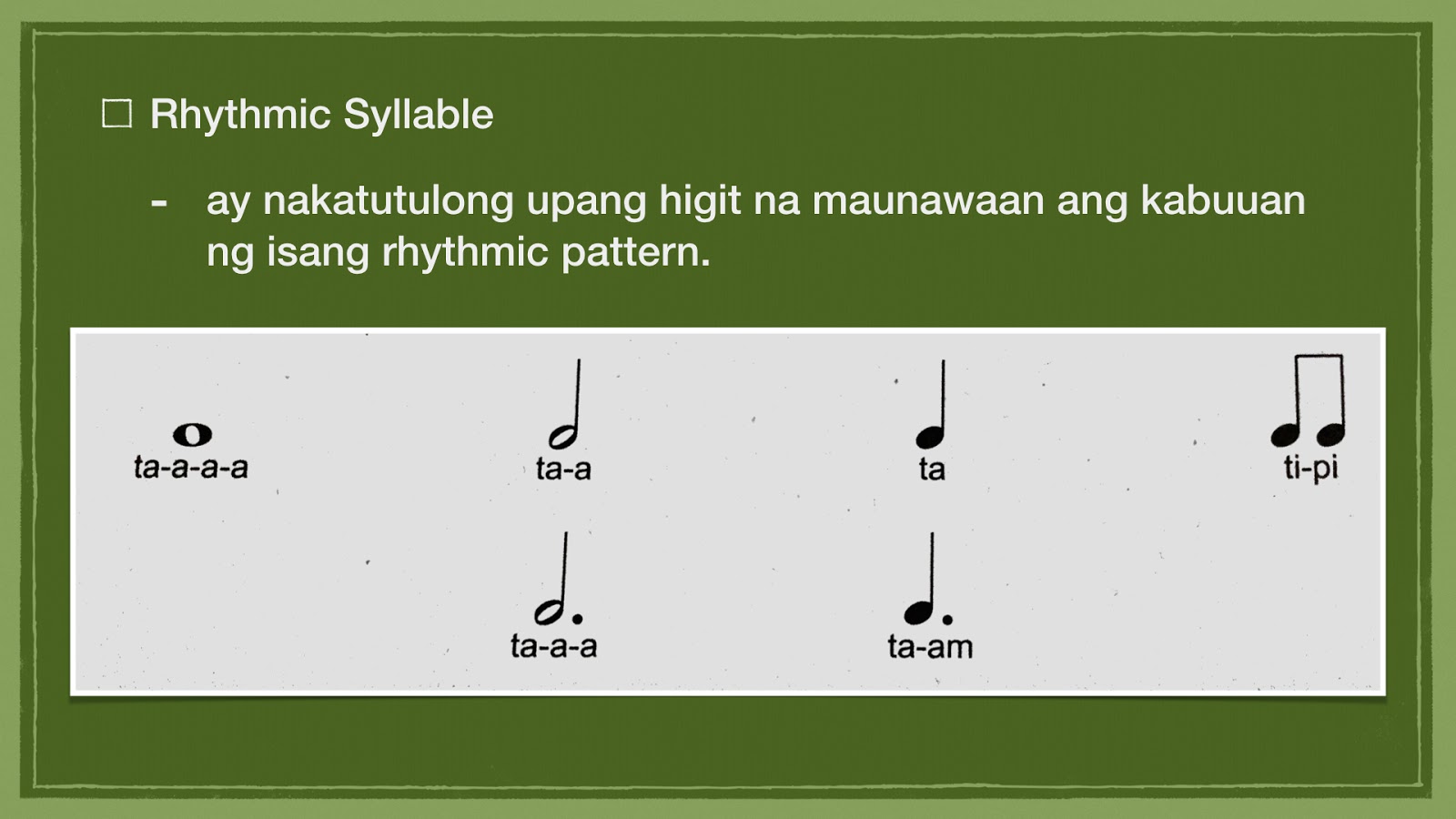 Ang Mga Rhythmic Pattern ang-mga-rhythmic-pattern