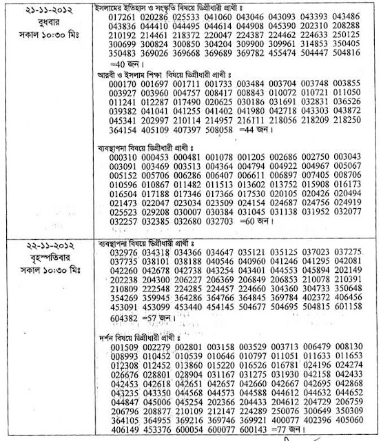 32nd BCS Viva Routine Download Online