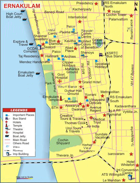 Map Of India: Ernakulam-city-map