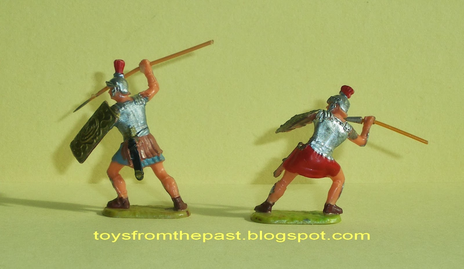 Toys from the Past: #348 ELASTOLIN – ROMAN SOLDIERS (Around 1960)