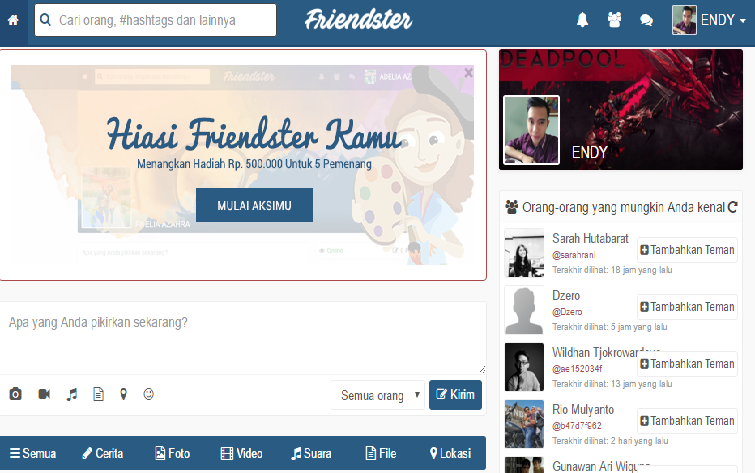Friendster.id : Social Media Yang Telah Mati Dan Kini 'Terlahir' Kembali ? | Mr.Arogan