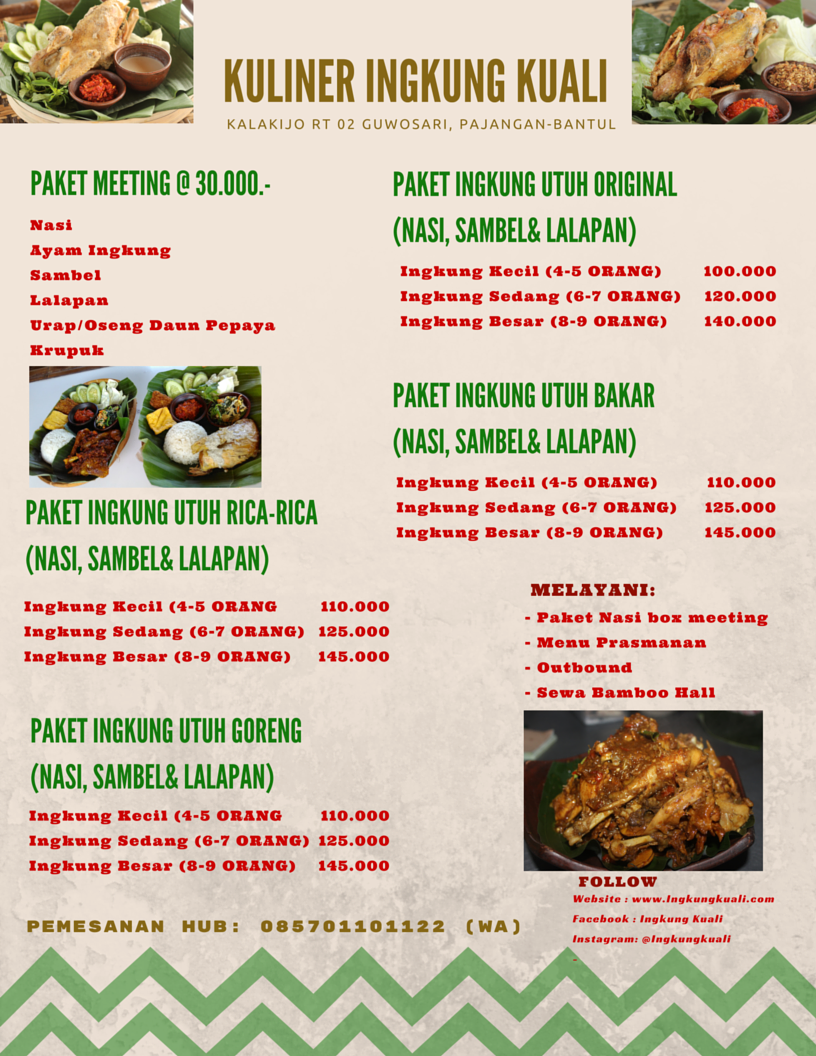 Promo Bulan Mei di Ingkung Kuali ~ Ingkung Kuali