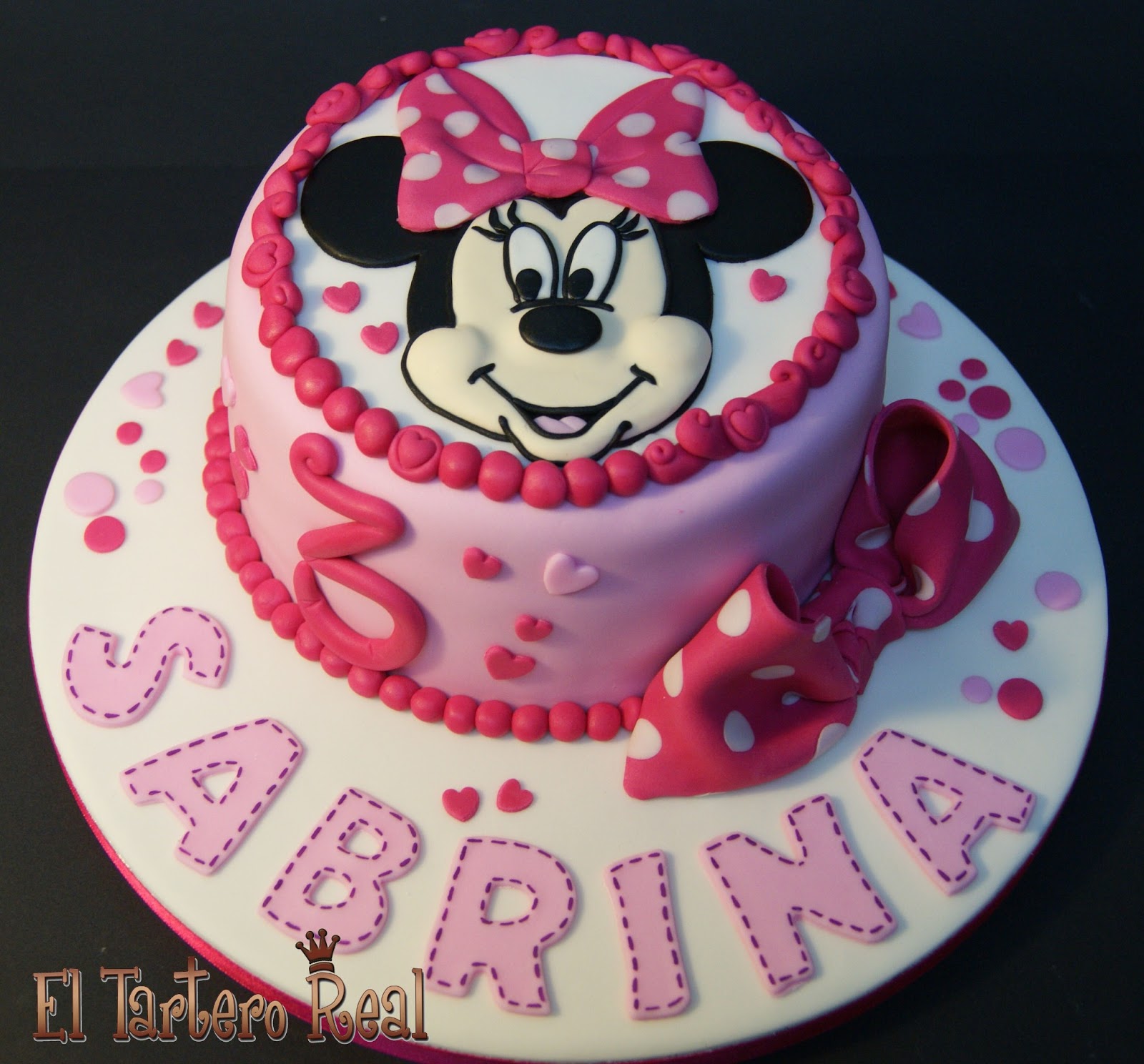 El Tartero Real: Tarta Minnie Mouse 2D