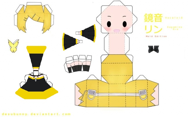 ¡Asombrate!: Vocaloid - Papercrafts