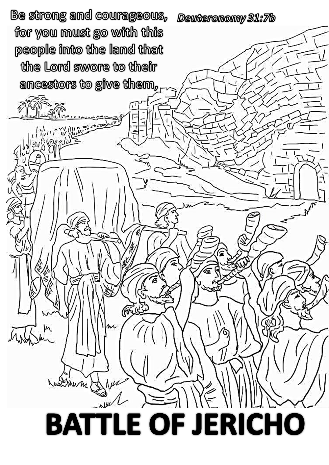 E-KIDS 1st Grade Lessons: July 3, 2016 - Joshua at Jericho