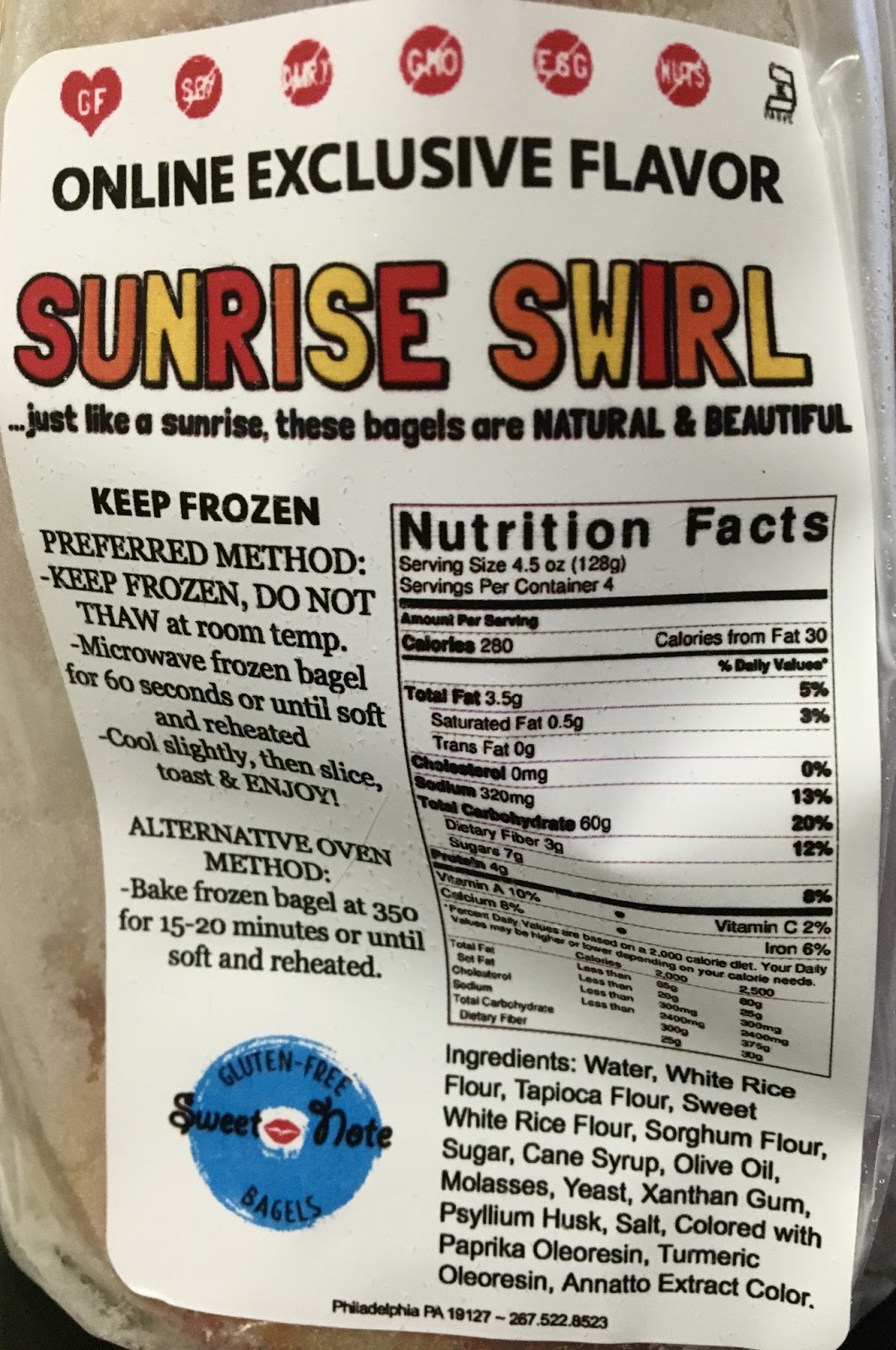 The Gluten & Dairy-Free Review Blog: Sweet Note Bakery Online Exclusive ...