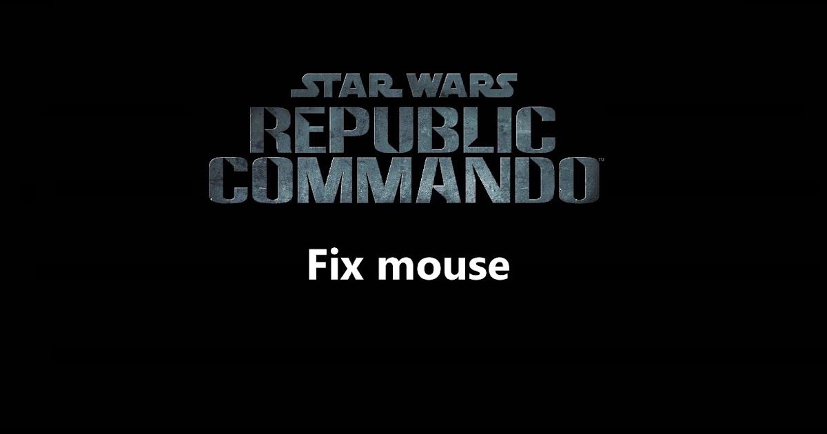 Republic commando mouse fix - minizoom