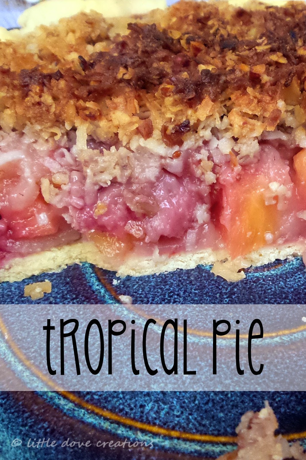 tropical pie - Little Dove Blog