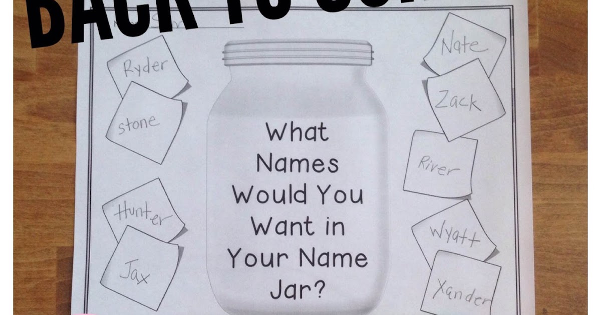 Mom2Punkerdoo: Building Classroom Community With The Name Jar