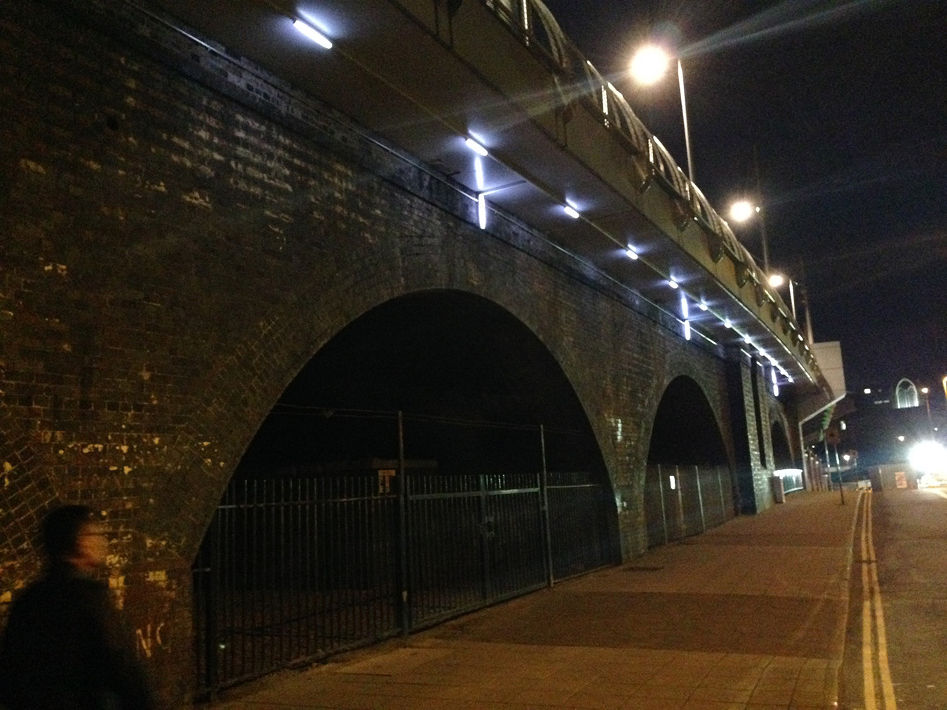 jo fairfax: Nottingham Trent Street Lighting test