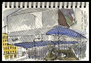 Urban Sketchers Seattle: Seattle Public Library, Central Branch