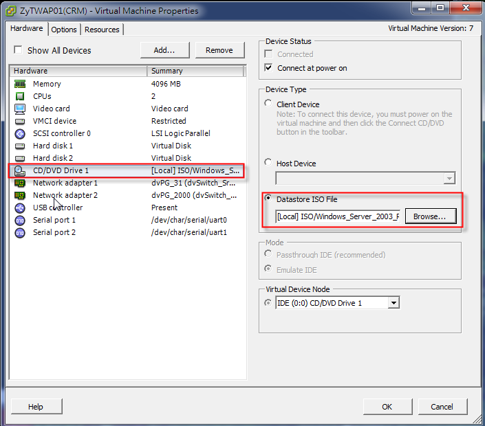 自由人、自由事: VMWare ESXi - Windows 2003 P2V後出現Blue Screen