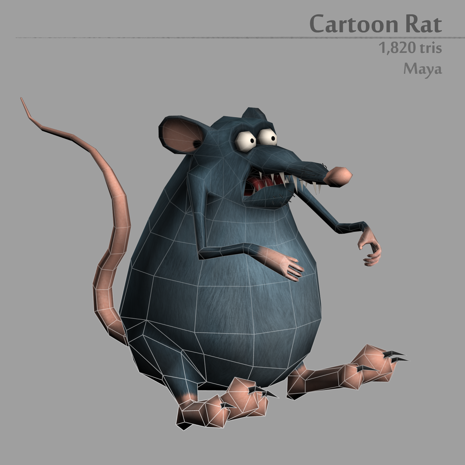 Rachel Montreuil: Cartoon Rat