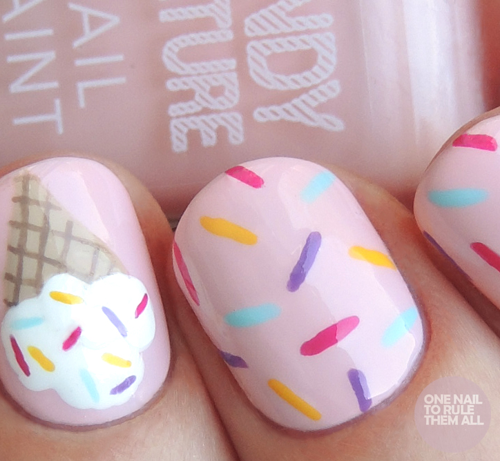One Nail To Rule Them All: Ice Cream Nails