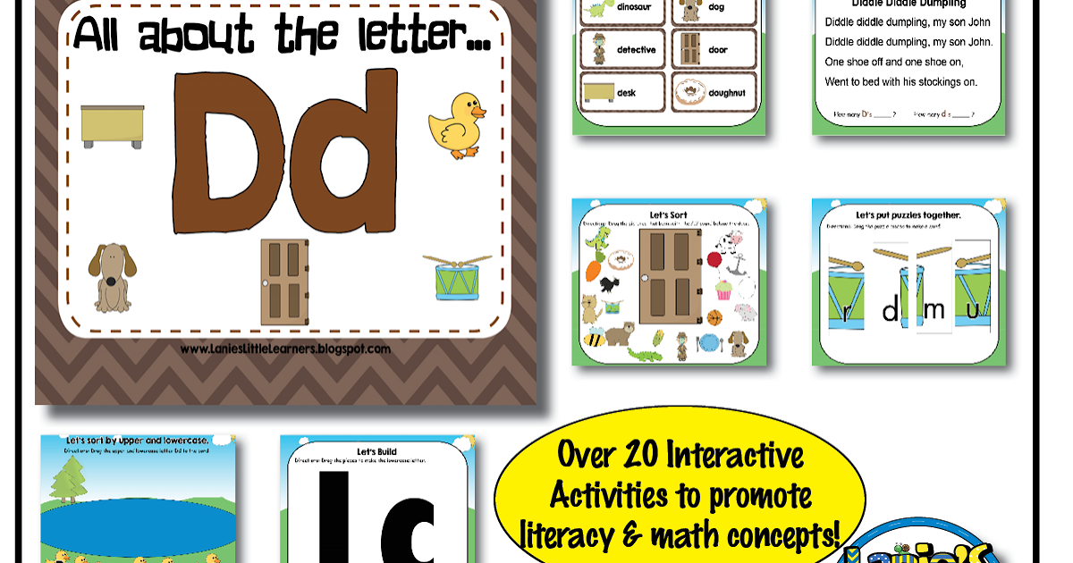 Lanie's Little Learners: All About the Letter D - Letter of the Week ...