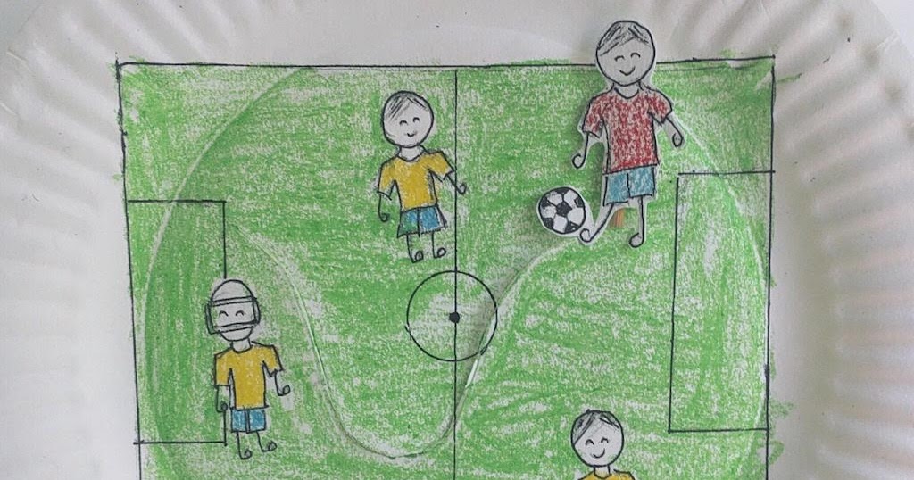 World Cup Football Craft For Kids - The Joy of Sharing