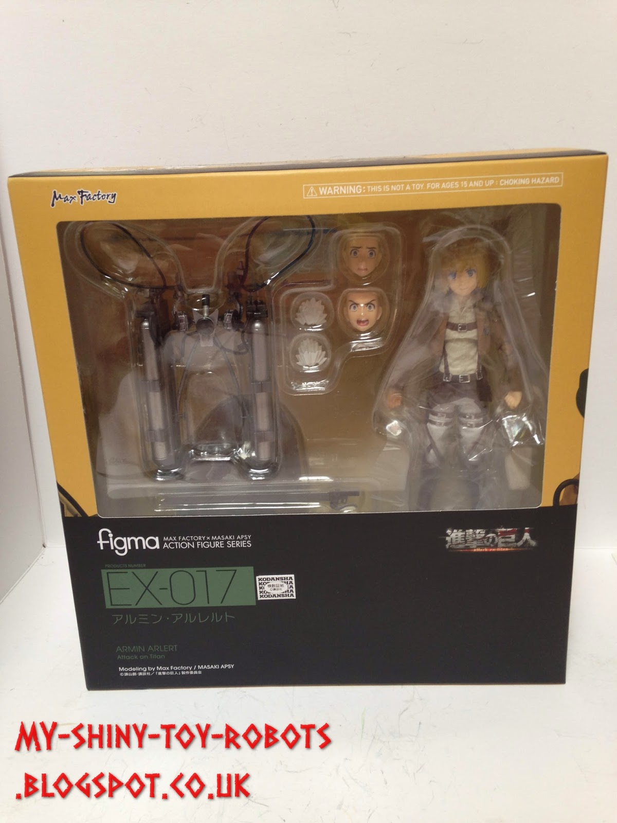 My Shiny Toy Robots: Toybox REVIEW: Figma Armin Arlert