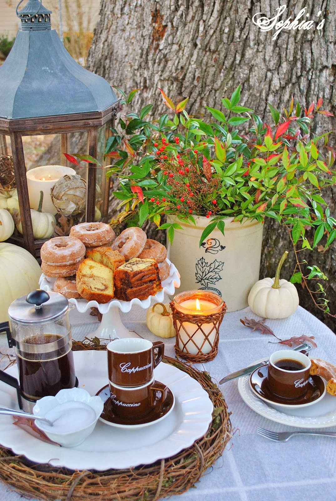 Sophia's: Autumn Breakfast Under the Old Oak Tree - Creating a Fall ...