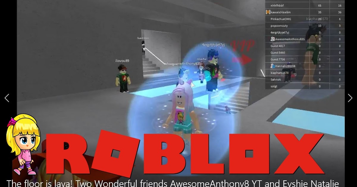 Roblox The floor is lava Gameplay - Two Wonderful friends ...