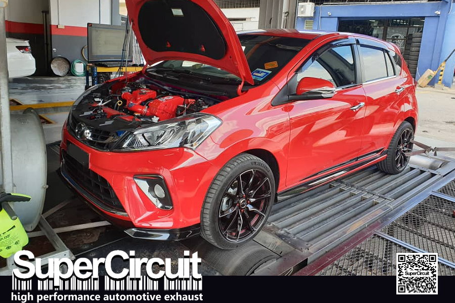 SUPERCIRCUIT Exhaust Pro Shop: DYNO Proven Gen3 Perodua Myvi tuned ...