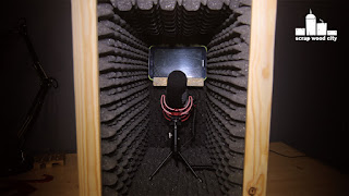 scrap wood city: How to make a portable DIY microphone booth for ...