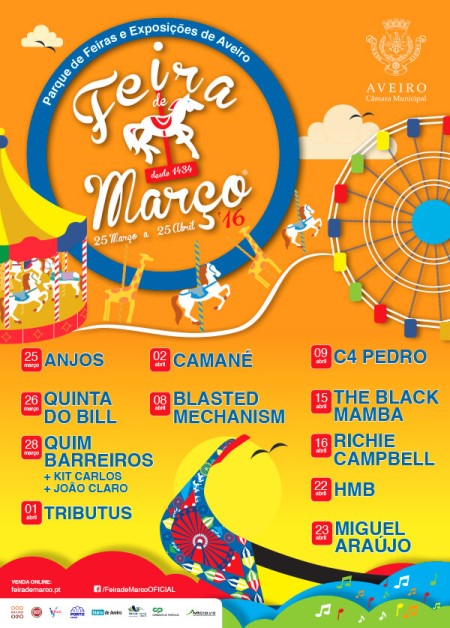 Cartaz Feira de Março 2020 em Aveiro