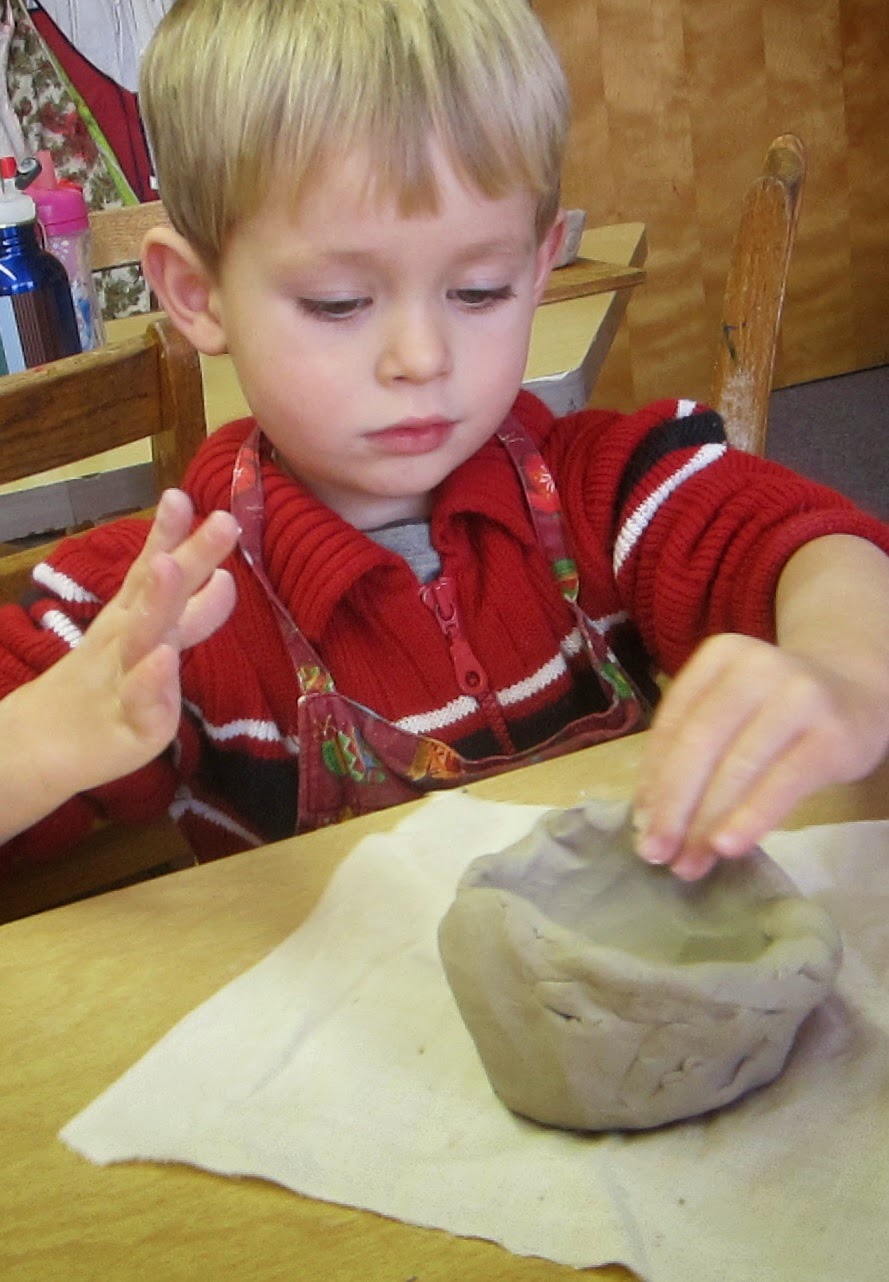 art and soul preschool: Creating with Clay