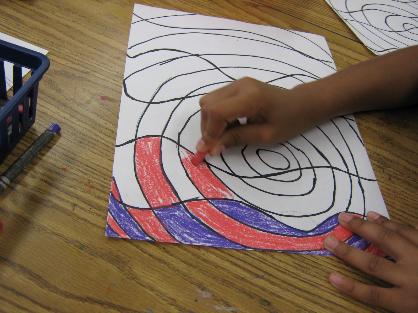 What's New in the Nelson Art Room?: 4th Grade Op Art