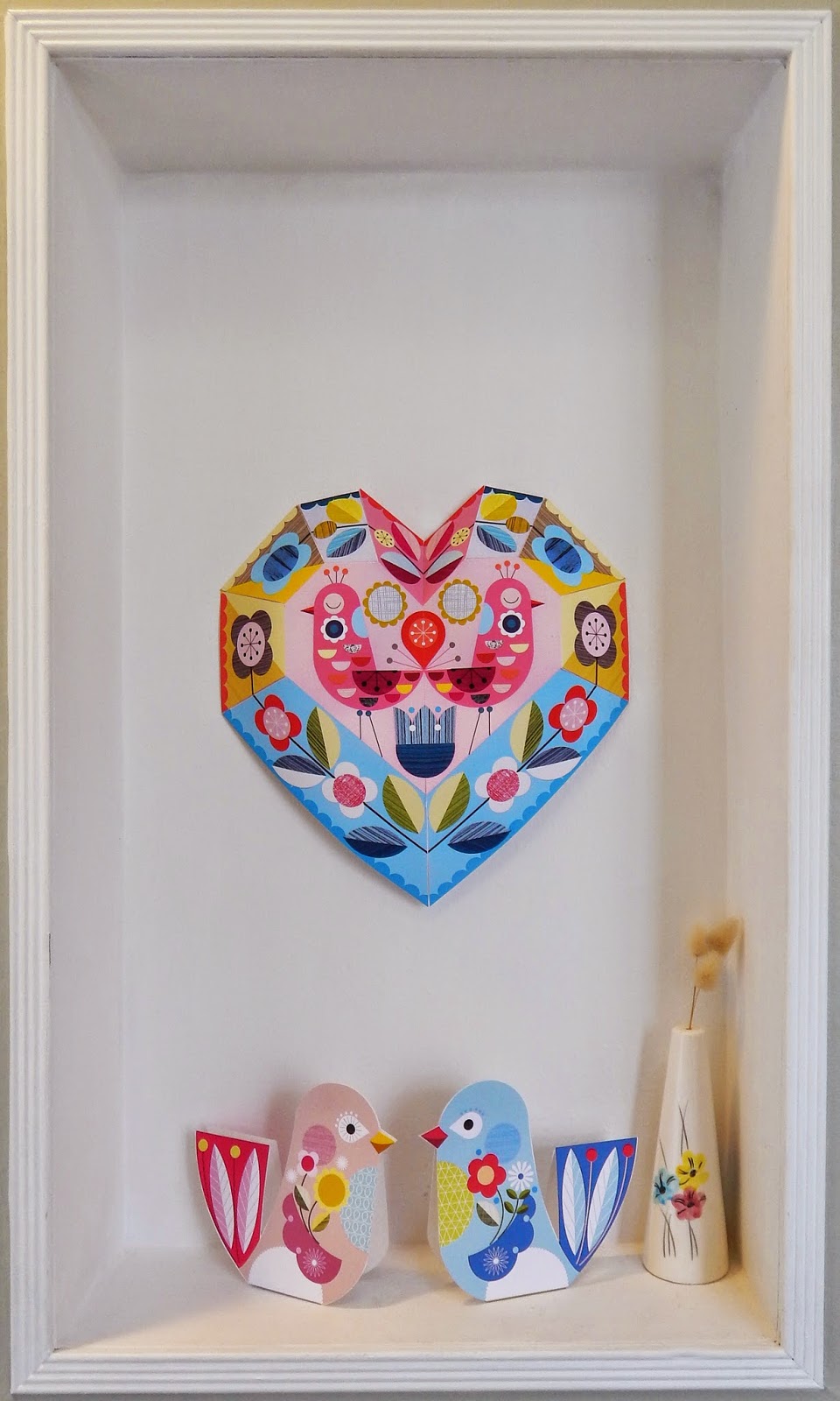 Ellen Giggenbach: FREE PRINTABLE LITTLE LOVE BIRDS PAPER CRAFT TUTORIAL