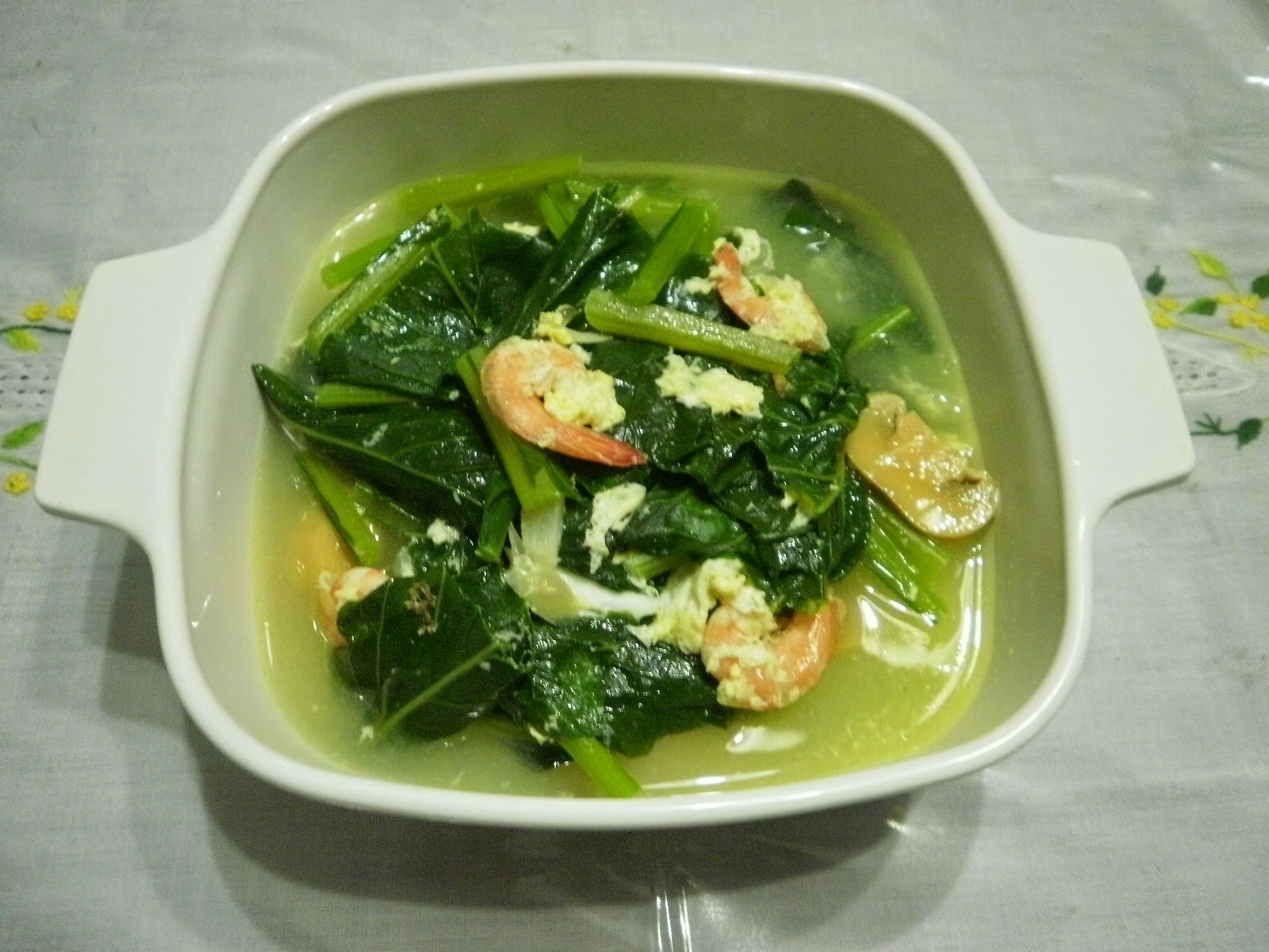 Zara ♥ Baking: TUMIS SAYUR SAWI & CENDAWAN