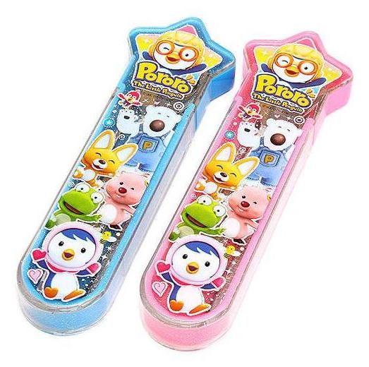 My Noble Baby: Pororo 3pcs Stainless Cutlery Set with Character Case