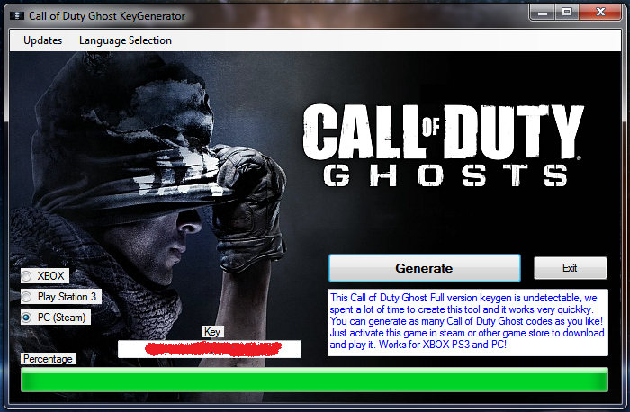 Good Game Extensions: Call Of Duty Ghosts Keygen