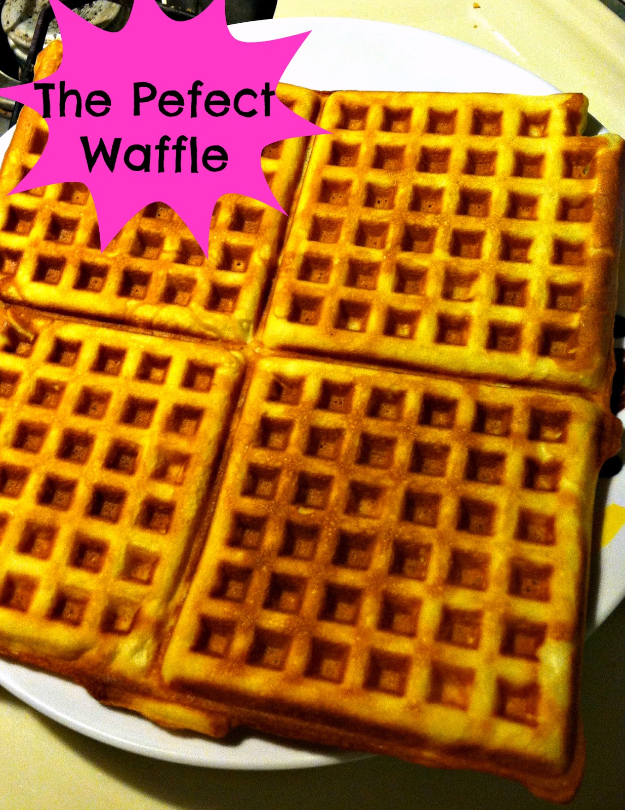 Eating My Way Thru Life: The Perfect Waffle