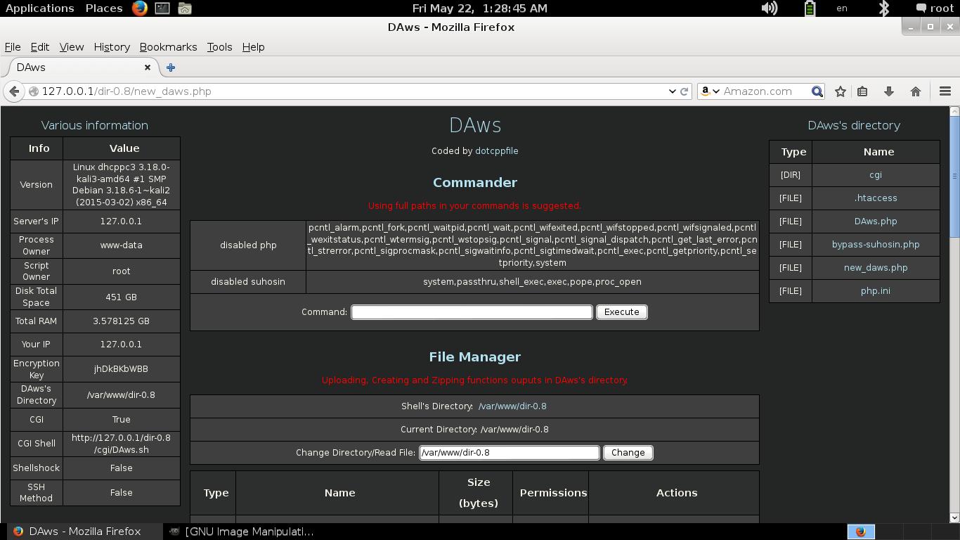 Daws Advanced Web Shell