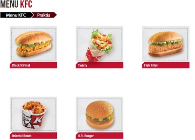Harga Menu KFC Terbaru Dan Terlengkap 2017 - Lumbung Resep