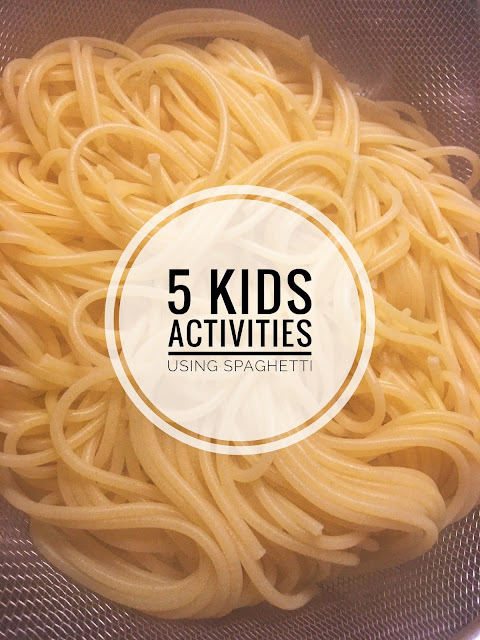 5 Kids Activities Using Spaghetti