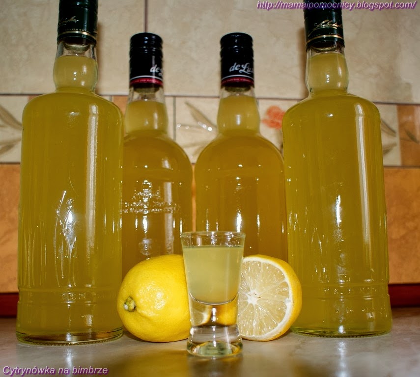 Mama i Pomocnicy: Cytrynówka na bimbrze